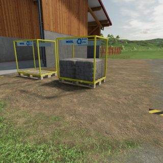 Fillable and reusable pallet for wool eggs and honey V1.0 FS22 Mod ...