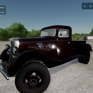 Ford 1935 classic Pickup v1.0 FS22 Mod | Farming Simulator 22 Mod