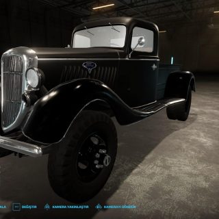 Ford 1935 classic Pickup v1.0 FS22 Mod | Farming Simulator 22 Mod