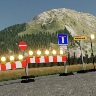 German road signs V1.0 FS22 Mod | Farming Simulator 22 Mod