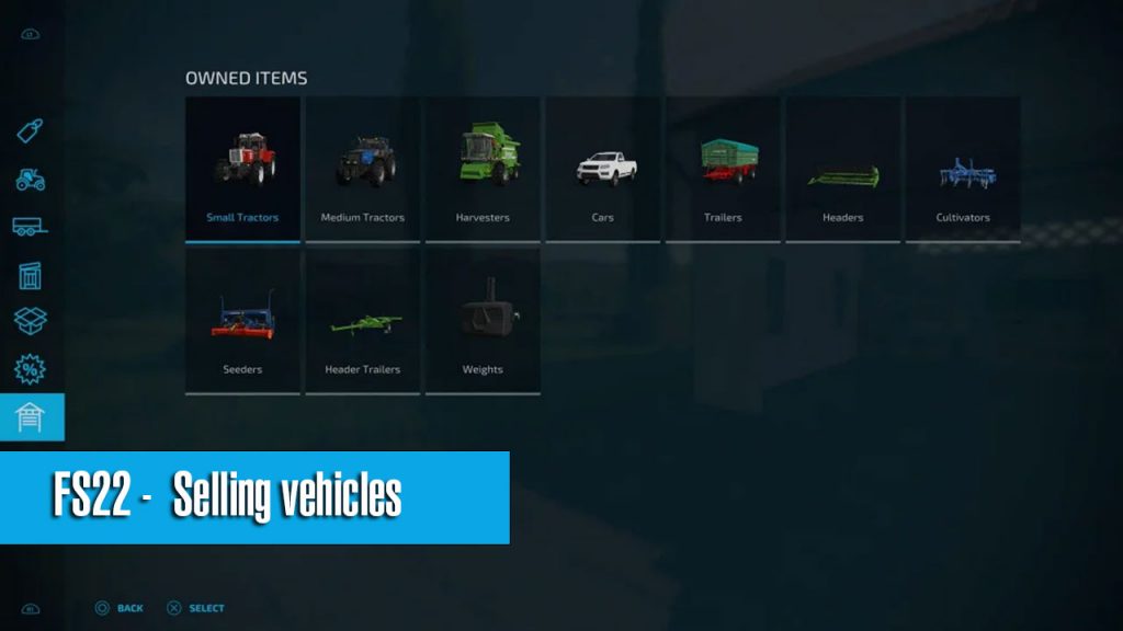 How to Sell Vehicles in Farming Simulator 22 | FS22 Selling vehicles