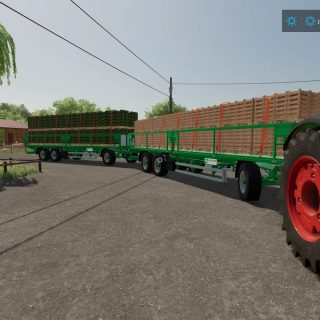 KROEGER AGROLINER PWO 24 + AUTOLOAD + REAR HITCH v1.6 FS22 Mod ...