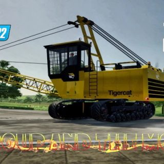 TIGERCAT FORESTRY YADERS v1.0 FS22 Mod | Farming Simulator 22 Mod