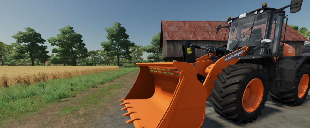 Wheel Loader Shovel V1.0 FS22 Mod | Farming Simulator 22 Mod