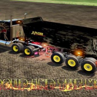 APACHE DEMOLITION. Tipper works v1.0 FS22 Mod | Farming Simulator 22 Mod