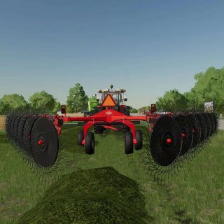 Artex TR3606-8 + Kuhn SR314 Wheel Rake v1.0 FS22 Mod | Farming ...