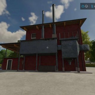 Biomass Power Plant v1.0 FS22 Mod | Farming Simulator 22 Mod
