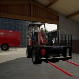 Blue Diamond Bale Forks v1.1 FS22 Mod | Farming Simulator 22 Mod