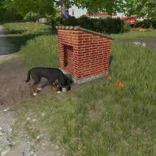 Brick House For Dogs v1.0 FS22 Mod | Farming Simulator 22 Mod