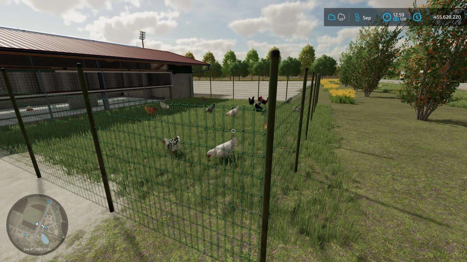 Chicken Barn Big v2.0.1 FS22 Mod | Farming Simulator 22 Mod