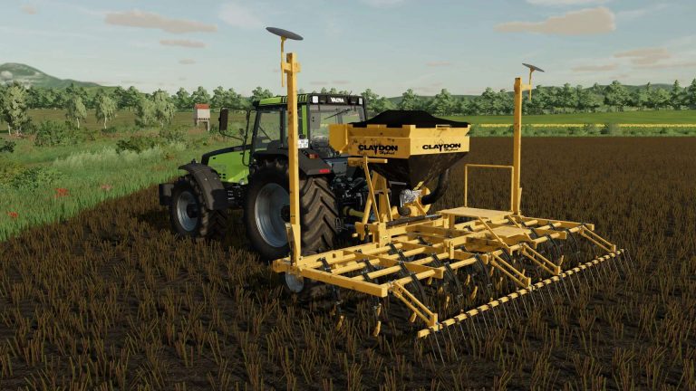 Claydon Hybrid Drill v1.1 FS22 Mod | Farming Simulator 22 Mod
