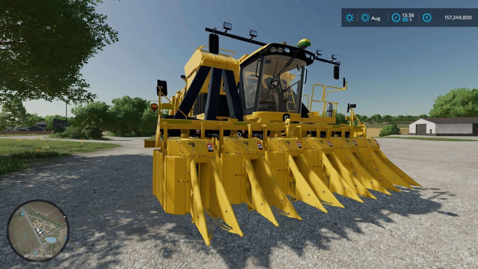 COTTON ROUND BAILER v1.0 FS22 Mod | Farming Simulator 22 Mod