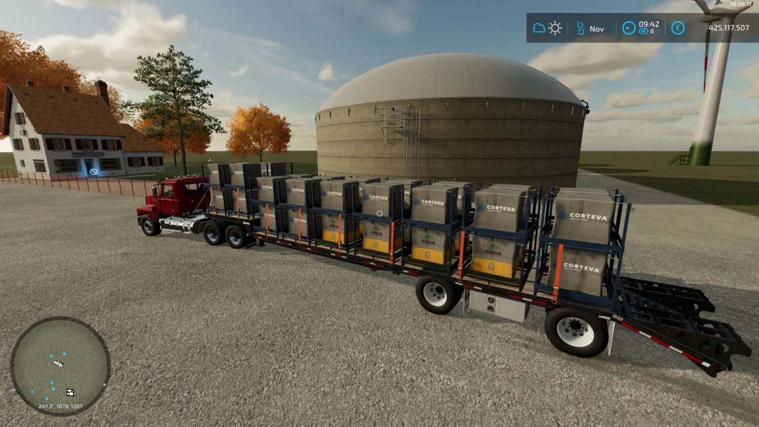 DEMCO STEEL DROP DECK AUTOLOAD V1.5 FS22 Mod | Farming Simulator 22 Mod