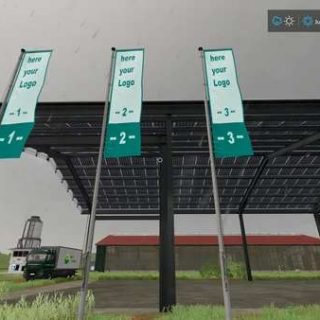 Different Flags v1.0 FS22 Mod | Farming Simulator 22 Mod
