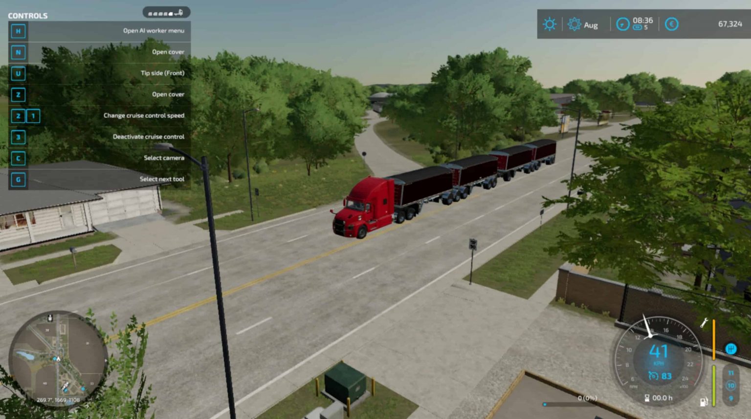 Distinction Super B Road Train v1.3 FS22 Mod | Farming Simulator 22 Mod