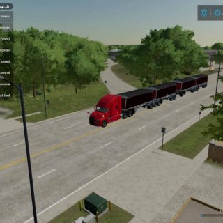 Distinction Super B Road Train v1.3 FS22 Mod | Farming Simulator 22 Mod