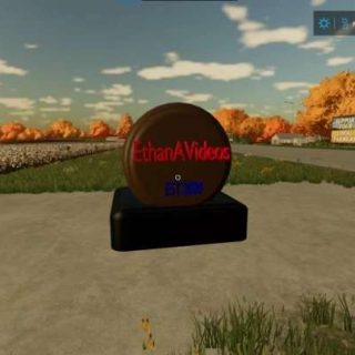 EAV Placeable Signs decor v1.0 FS22 Mod | Farming Simulator 22 Mod