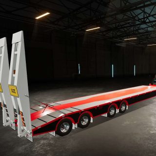 Exile Low Loader V1.5 FS22 Mod | Farming Simulator 22 Mod