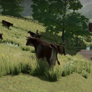 Free range cows by Eiks v1.0 FS22 Mod | Farming Simulator 22 Mod