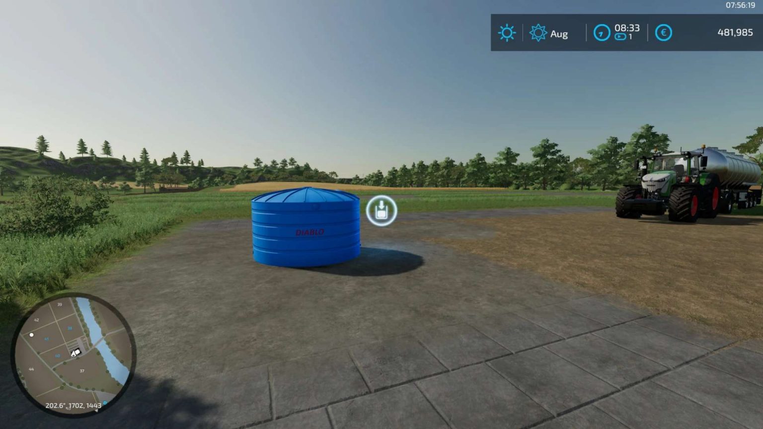 Free Water v1.0 FS22 Mod | Farming Simulator 22 Mod
