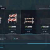 BARRIER Pack v1.0 FS22 Mod | Farming Simulator 22 Mod