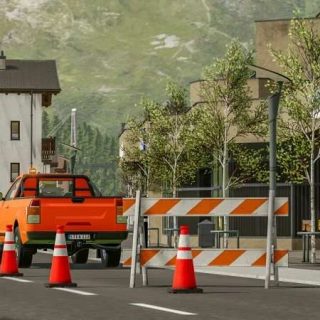 BARRIER Pack v1.0 FS22 Mod | Farming Simulator 22 Mod