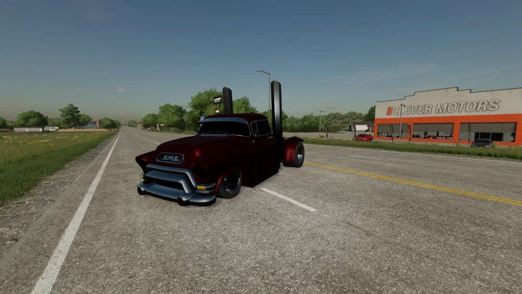 GMC 57 rat rod v1.0 FS22 Mod | Farming Simulator 22 Mod