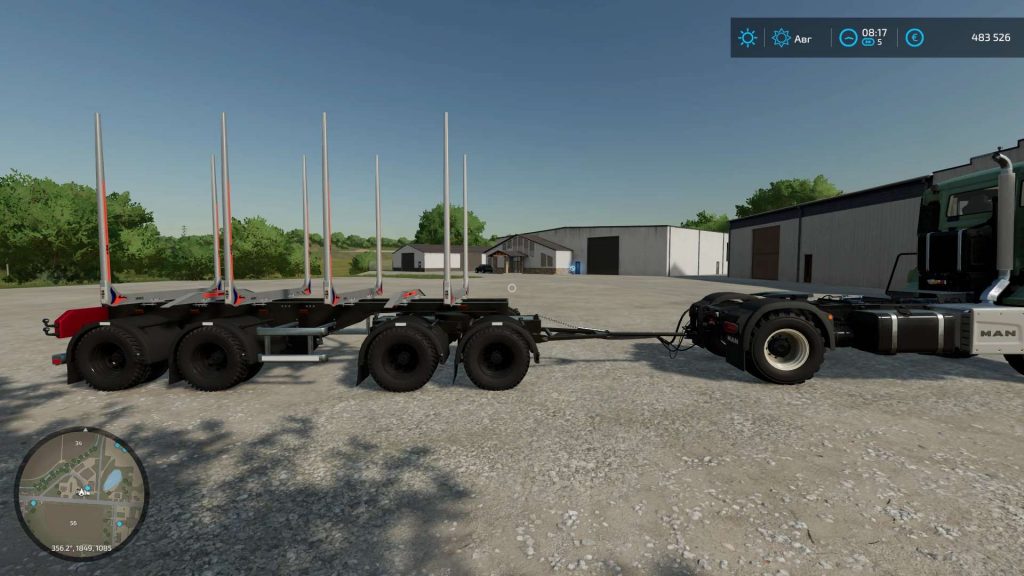 LogTrailer v1.0 FS22 Mod | Farming Simulator 22 Mod