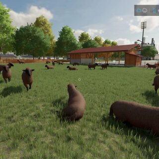 Sheep Barn Big v1.0 FS22 Mod | Farming Simulator 22 Mod