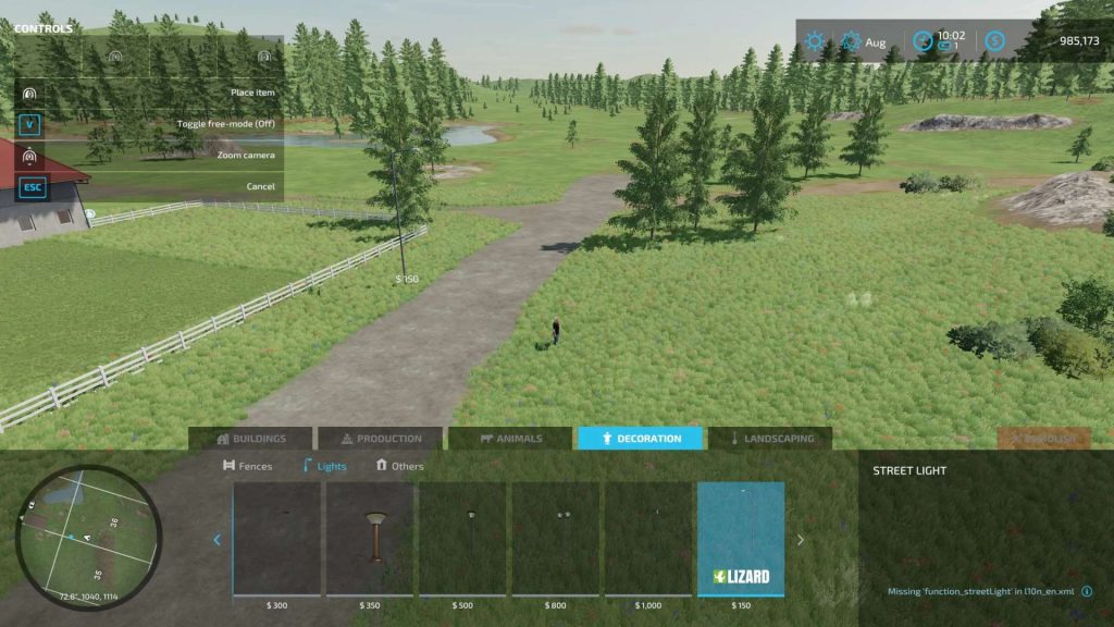 Streetlight v1.0 FS22 Mod | Farming Simulator 22 Mod