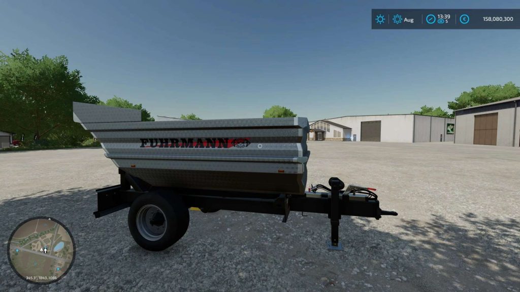Grape Trailer v1.0 FS22 Mod | Farming Simulator 22 Mod