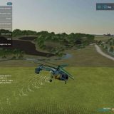 Helicopter Ka-26 Agriculture v1.0 FS22 Mod | Farming Simulator 22 Mod