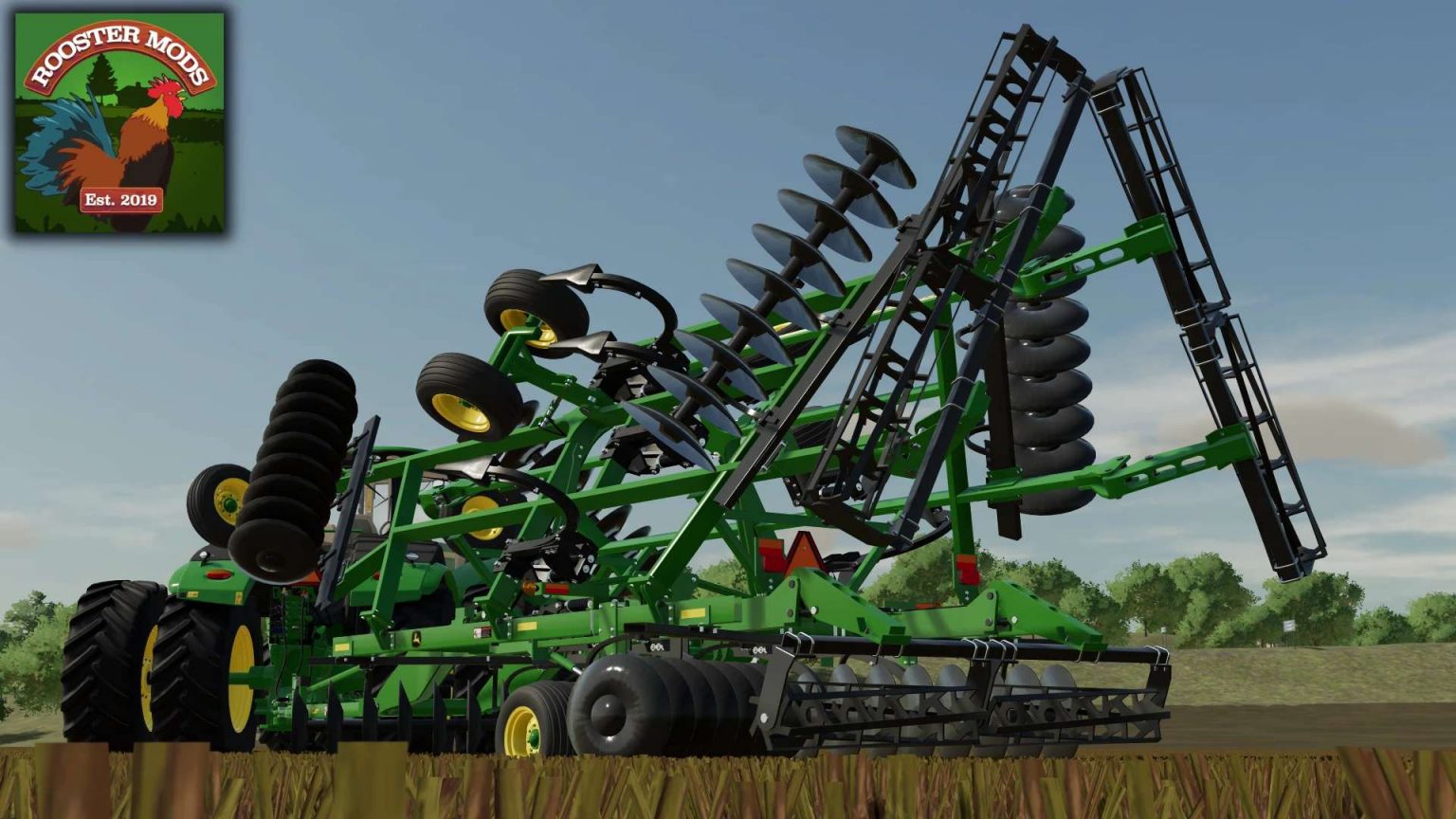 John Deere 2720 11 Shank Disk Ripper FS22 Mod | Farming Simulator 22 Mod