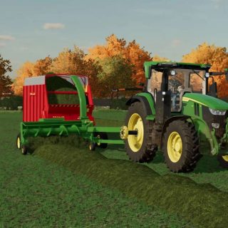 John Deere 3955 Trailed Forager v1.0 FS22 Mod | Farming Simulator 22 Mod