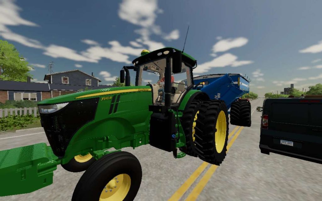 John Deere 7R US 2WD v1.0 FS22 Mod | Farming Simulator 22 Mod