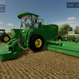 John Deere Big M 450 Mower with PTO v1.1 FS22 Mod | Farming Simulator ...