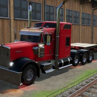 Kenworth W900 Custom V2.0 FS22 Mod | Farming Simulator 22 Mod