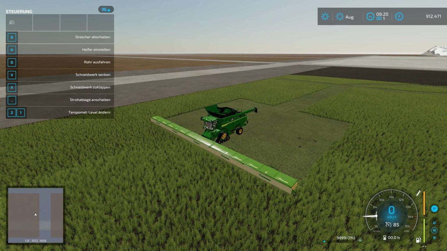 Krone xDisc grass mower 30m v1.0 FS22 Mod | Farming Simulator 22 Mod