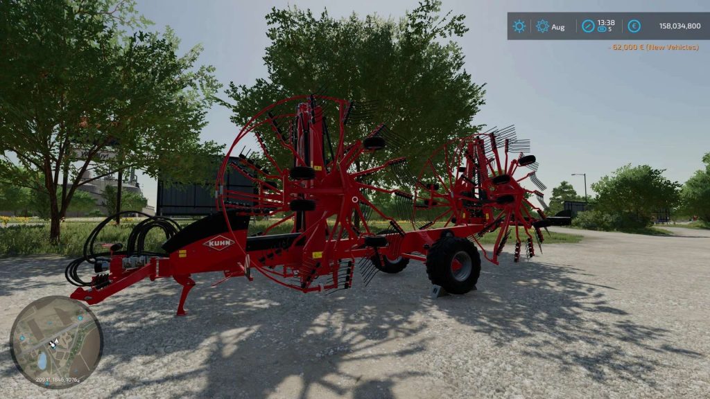 Kuhn GA 15131 rake v1.0 FS22 Mod | Farming Simulator 22 Mod
