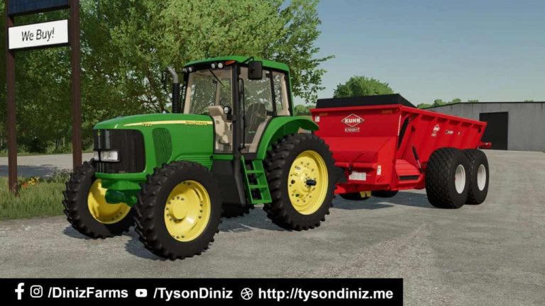 KUHN SLC 141 SIDE DISCHARGE MANURE SPREADER v1.0 FS22 Mod | Farming ...