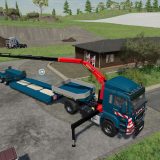 Man TGS Palfinger Crane V1.0 FS22 Mod | Farming Simulator 22 Mod
