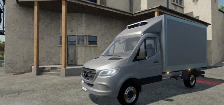 MB Sprinter 3x autoload v1.1 FS22 - Farming Simulator 22 Mod | FS22 mod
