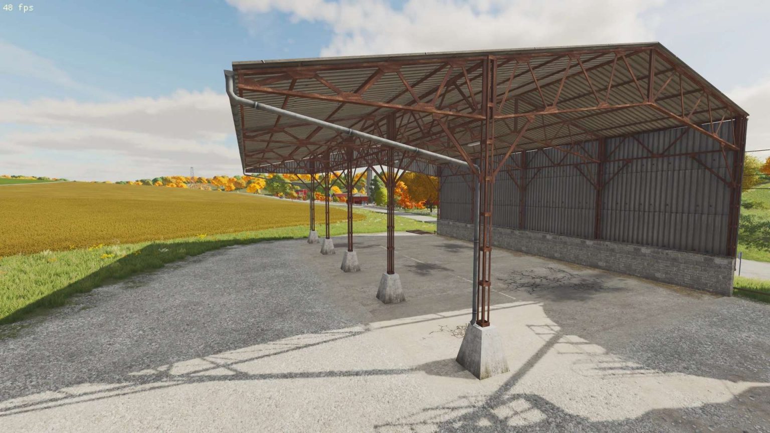 Metal Shed V2.0 FS22 Mod | Farming Simulator 22 Mod