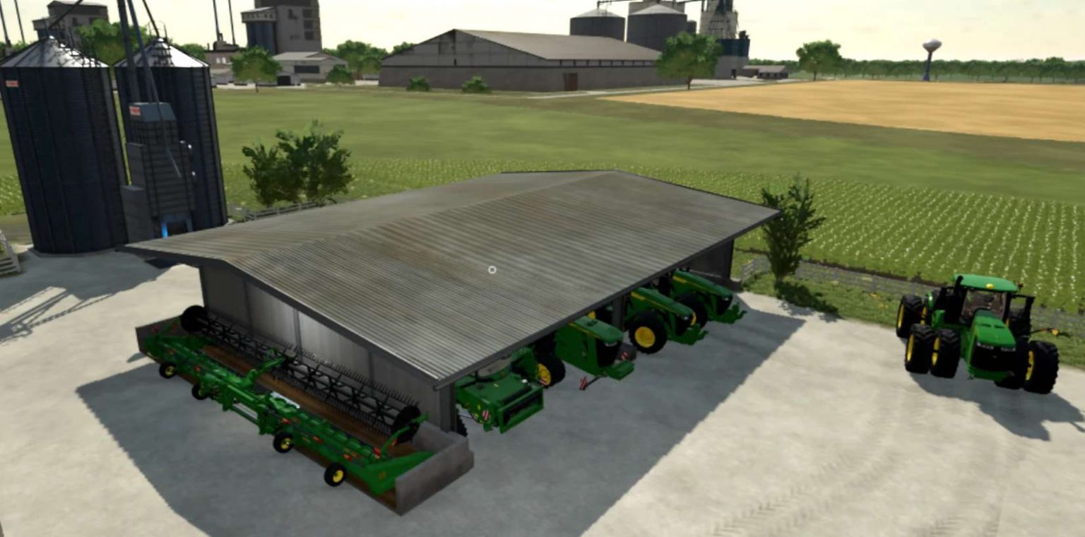 MW BIG SHED v1.0 FS22 Mod | Farming Simulator 22 Mod