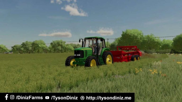 NEW HOLLAND 185 MANURE SPREADER v1.0 FS22 Mod | Farming Simulator 22 Mod