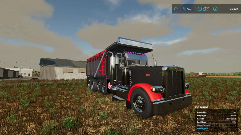 Peterbilt 379 dump truck v2.0 FS22 Mod | Farming Simulator 22 Mod
