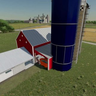 Placeable TMR Mixing Silos v1.0 FS22 Mod | Farming Simulator 22 Mod