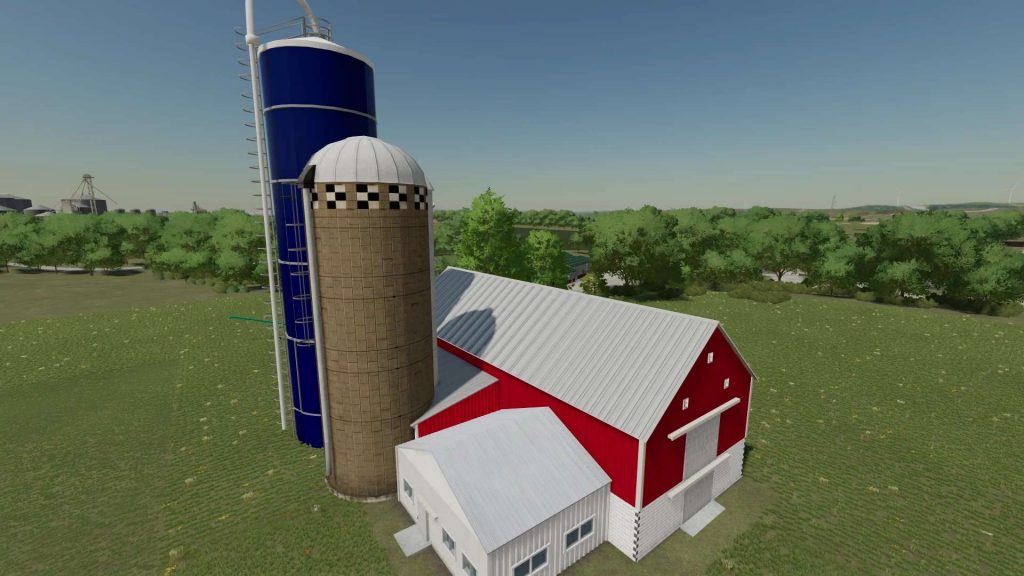 Placeable TMR Mixing Silos v1.0 FS22 Mod | Farming Simulator 22 Mod