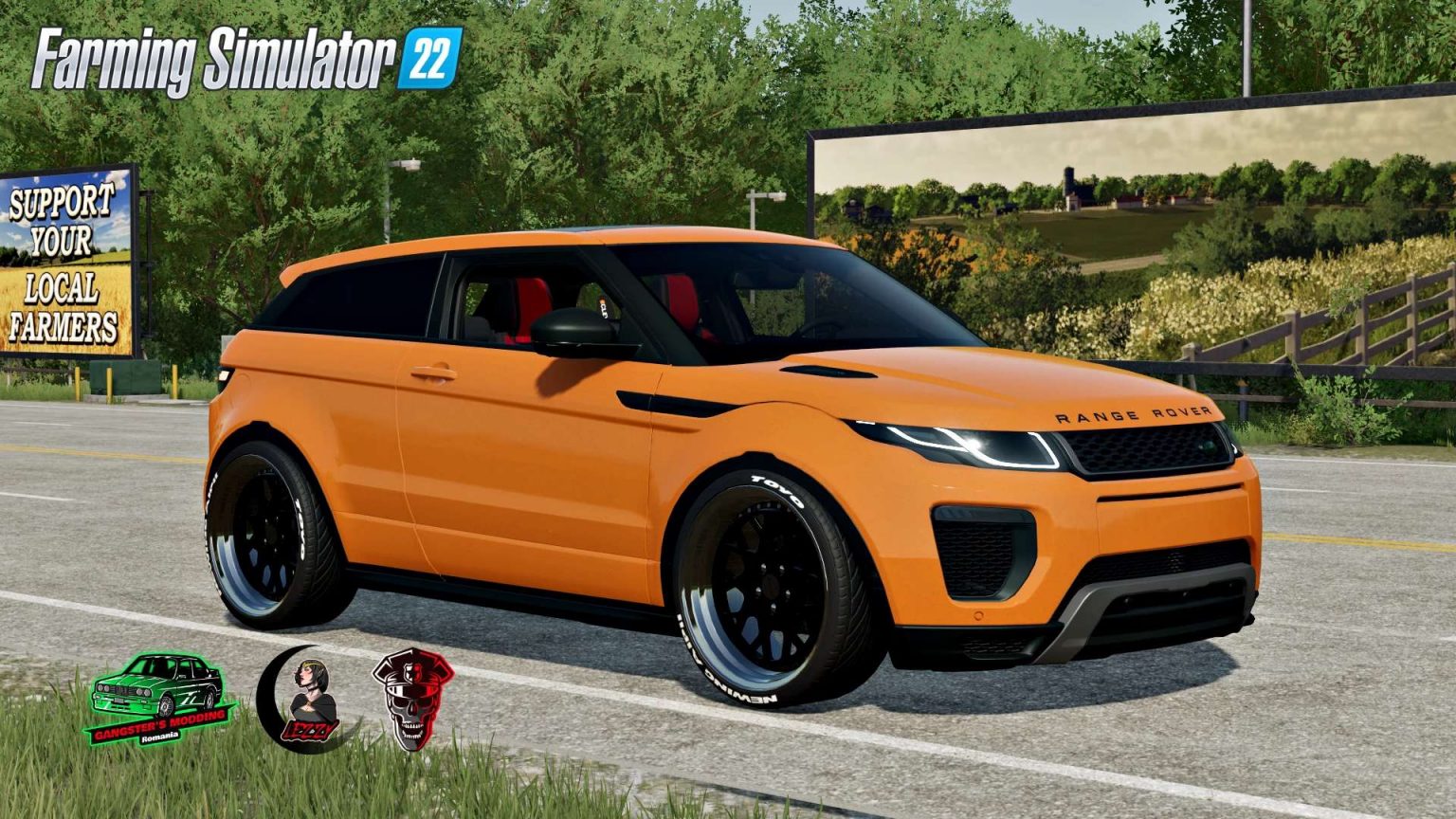 Range Rover Evoque Coupe v1.2 FS22 Mod | Farming Simulator 22 Mod