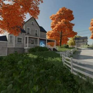 Real American Farm - Elmcreek v1.0 FS22 Mod | Farming Simulator 22 Mod